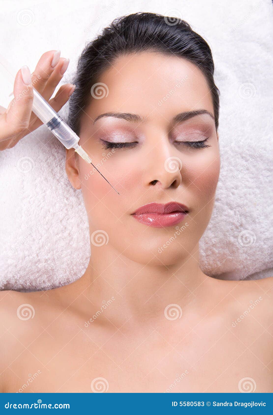 Botox injection stock image. Image of females, patient - 5580583