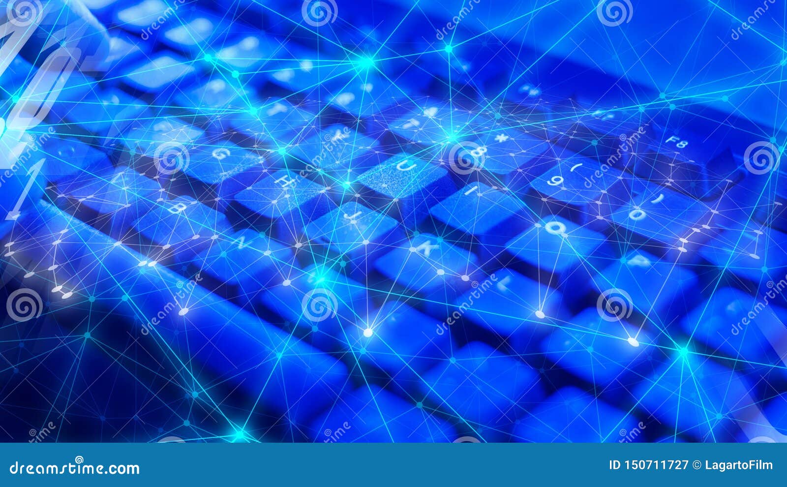 Bots Algorithms Software, Random Cyber Numbers Stock Image - Image of ...