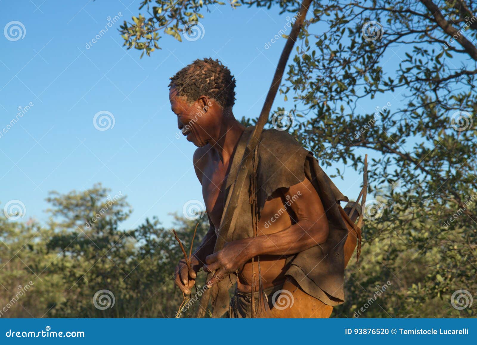 Botswana bushmen editorial image. Image of namibia, conservancy - 93876520