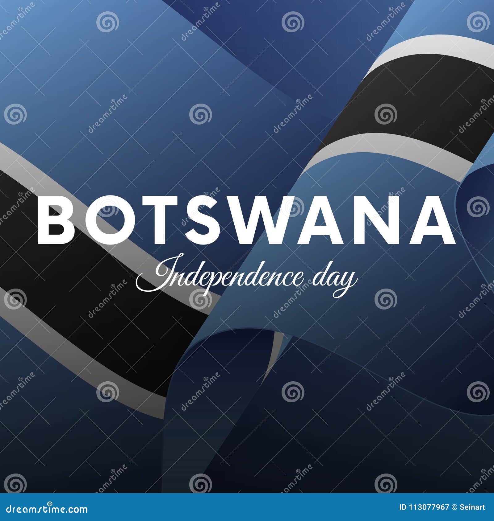Botswana Independence Day. Vector Illustration. Stock Illustration ...