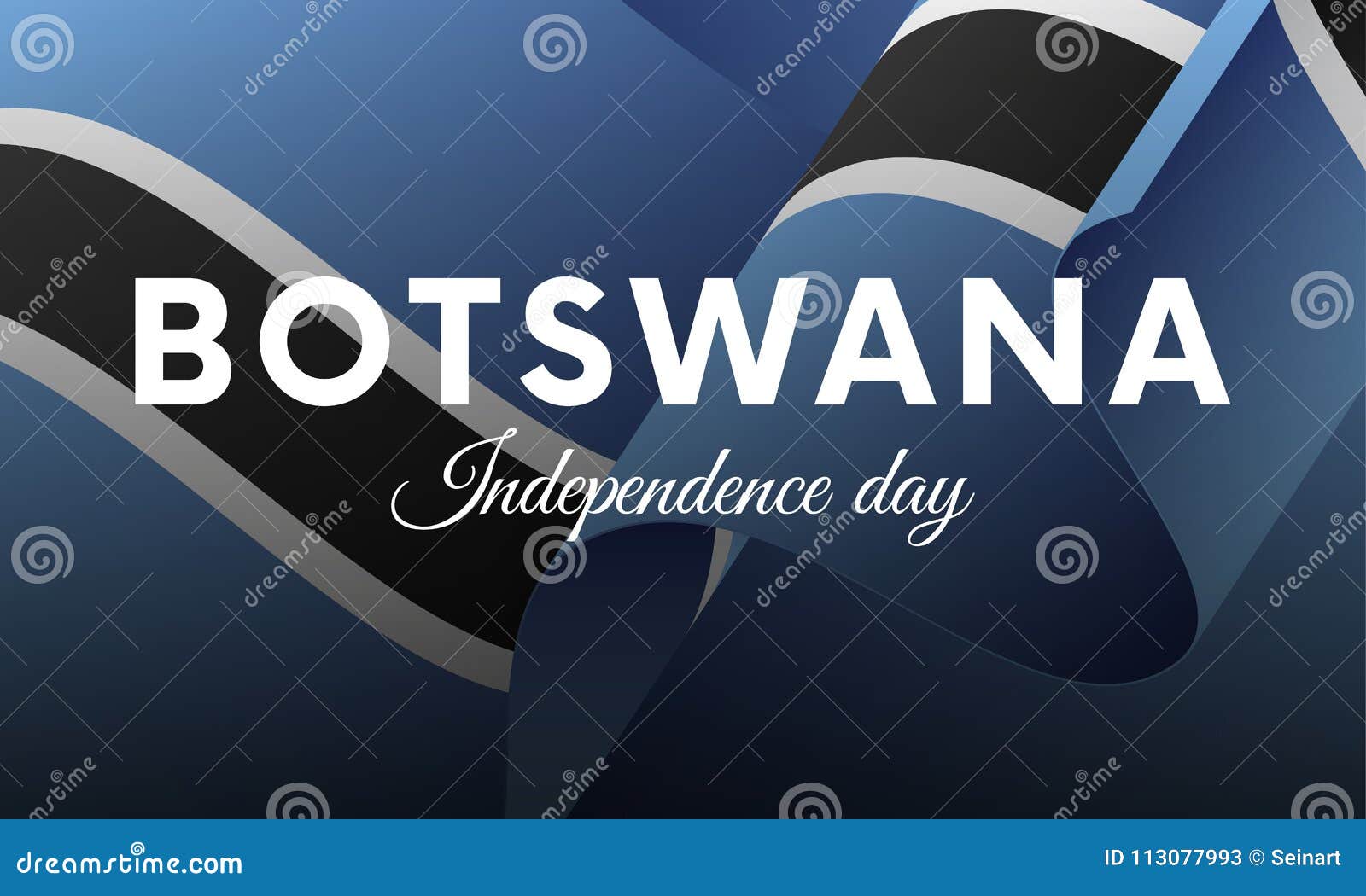 Botswana Independence Day. Vector Illustration. Stock Illustration ...