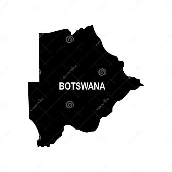 Botswana map icon stock illustration. Illustration of africa - 340910544