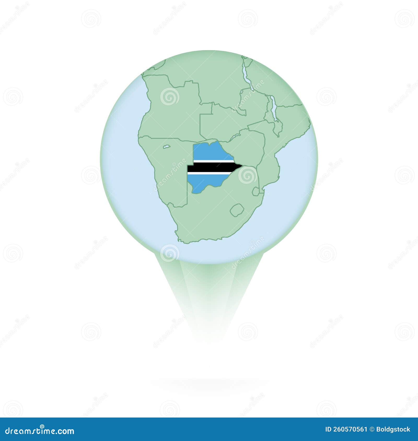 Botswana Map, Stylish Location Icon With Botswana Map And Flag Cartoon ... Botswana Map, Stylish Location Icon With Botswana Map And Flag Cartoon ...