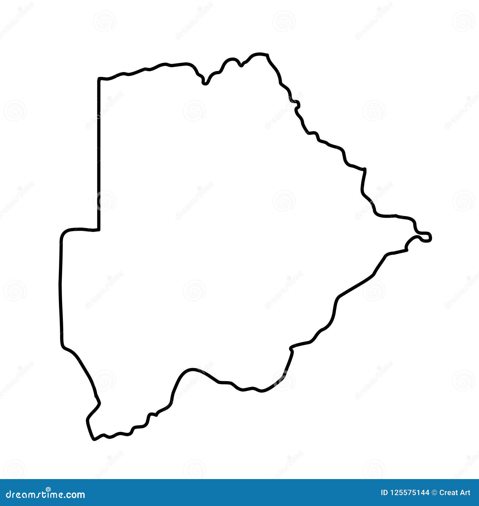 Botswana Map Outline Cartoon Vector | CartoonDealer.com #103335279 Botswana Map Outline Cartoon Vector | CartoonDealer.com #103335279