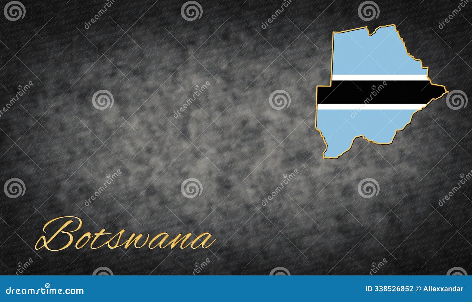 Botswana Symbols, Map of Botswana Stock Photo - Image of biodiversity ...