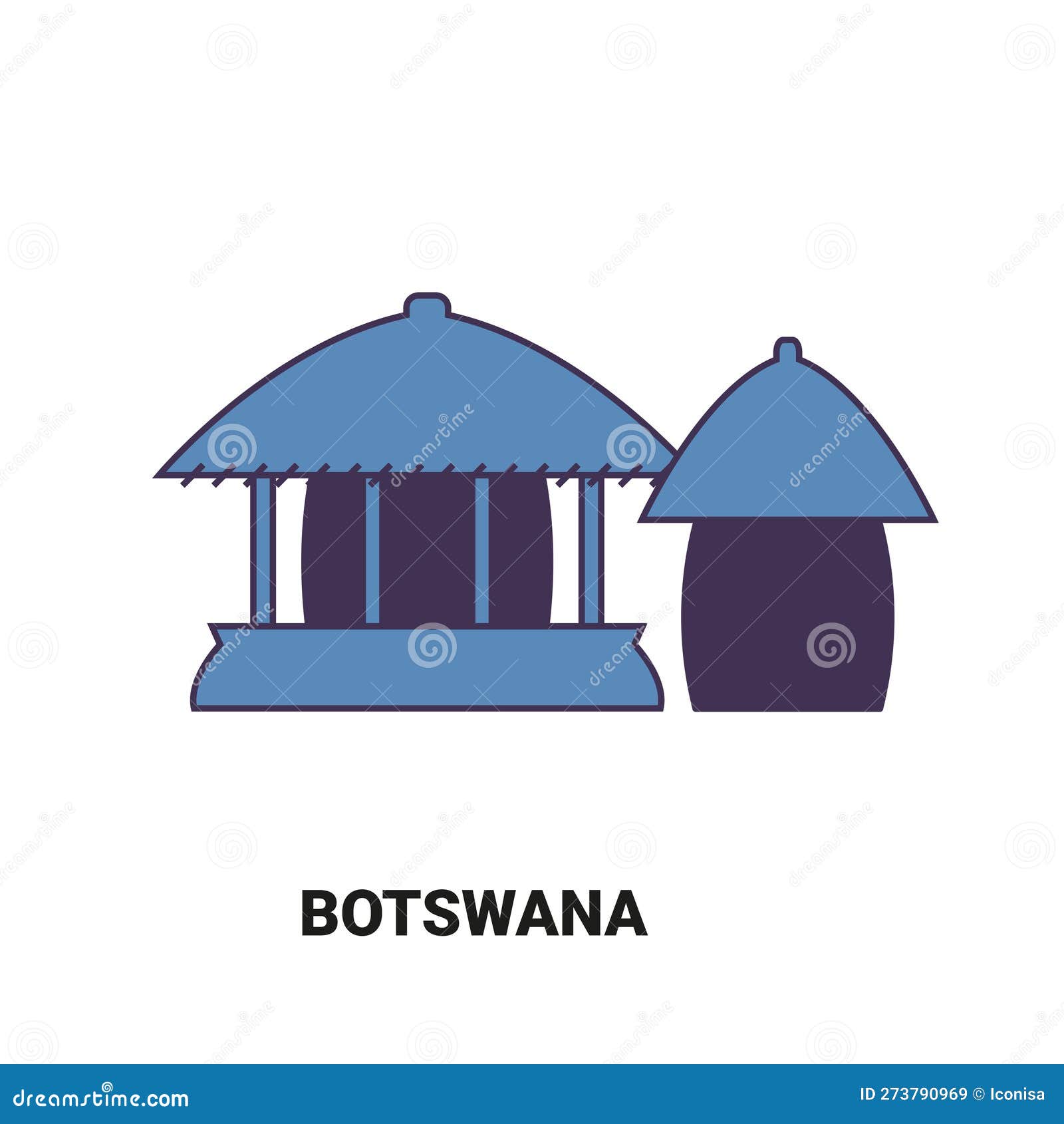 Maun Island Republic Of Croatia, Adriatic Sea Map Vector Illustration ...