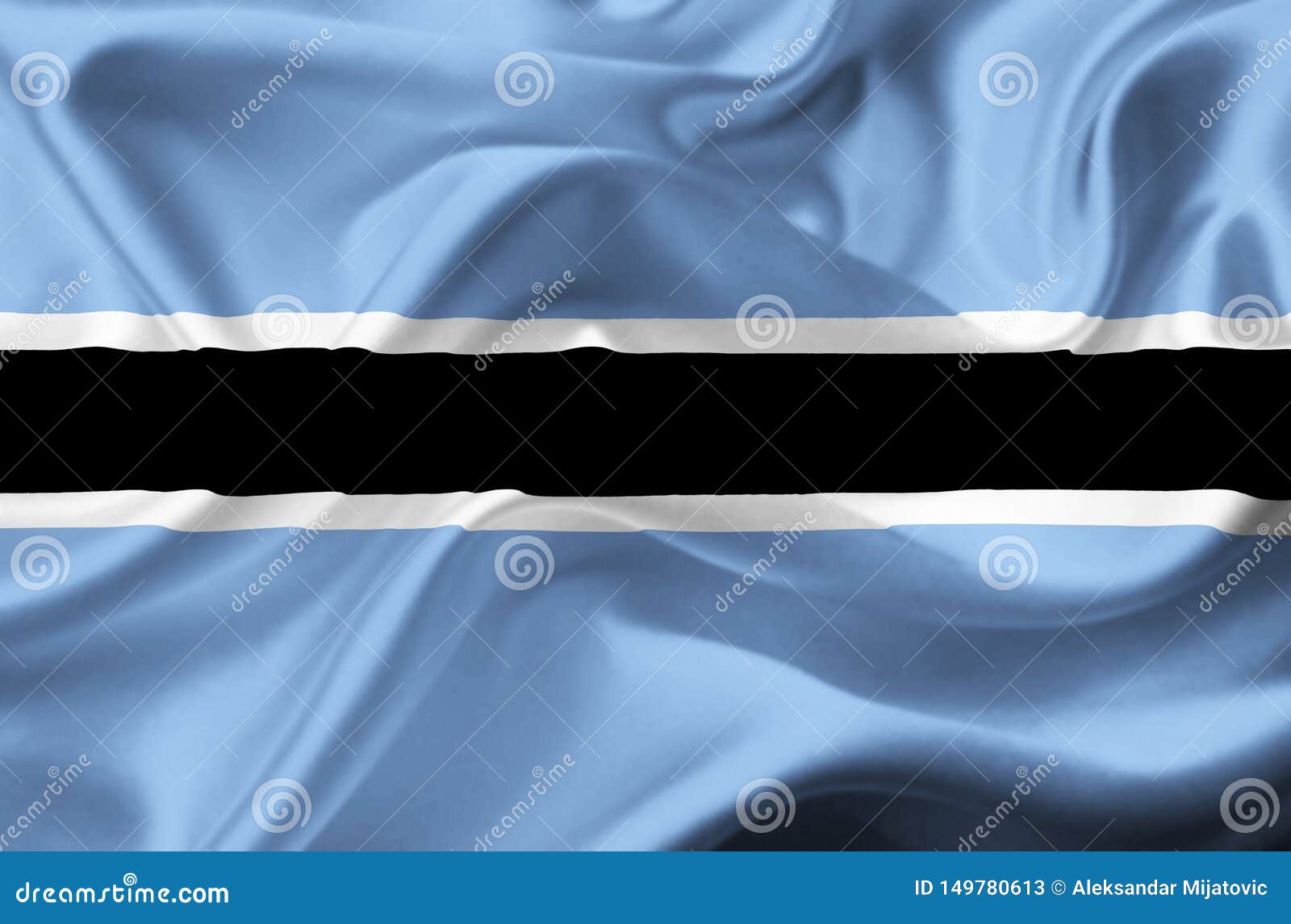 Botswana waving flag stock illustration. Illustration of abstract ...