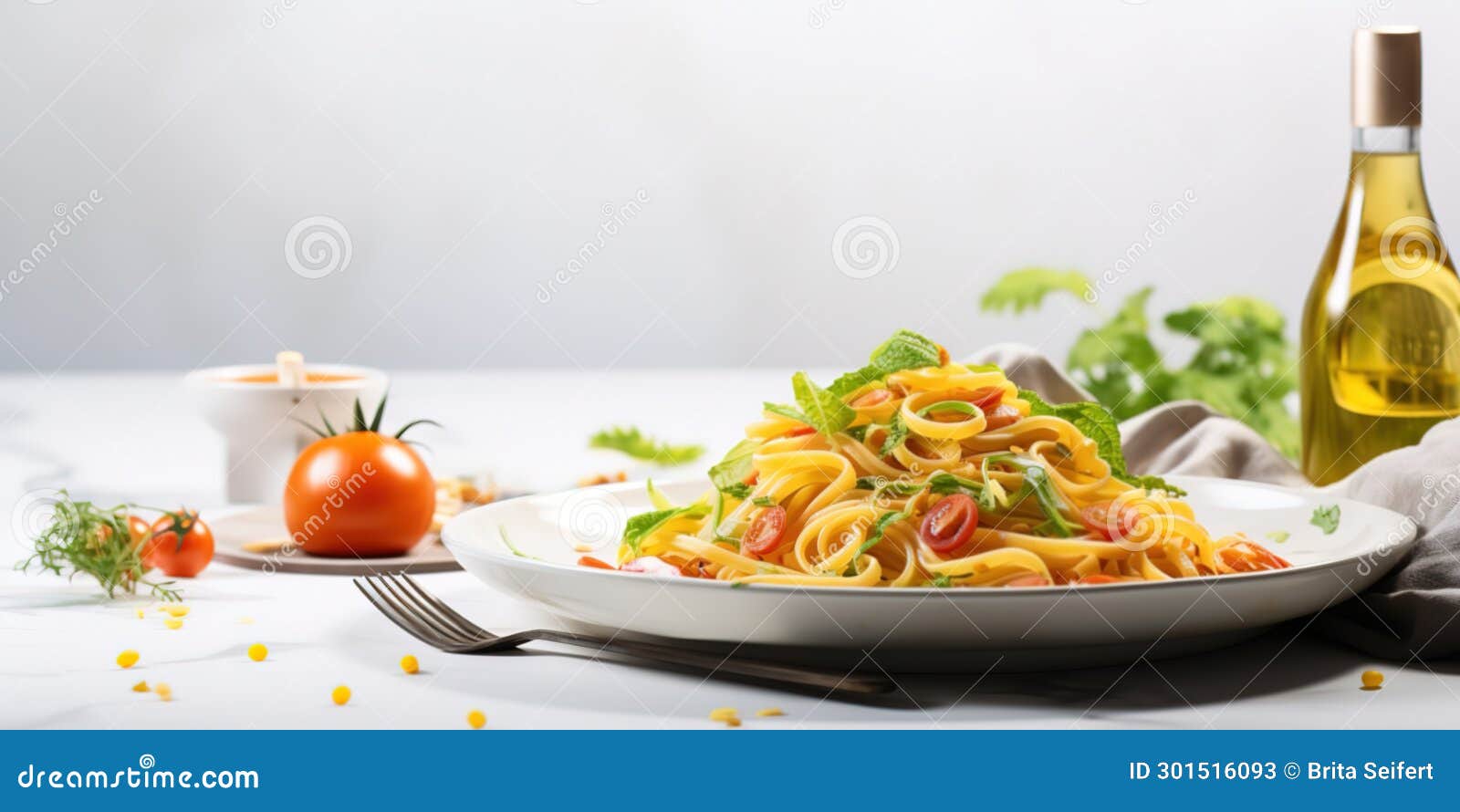 Pasta Salad Cartoon Vector | CartoonDealer.com #126345187