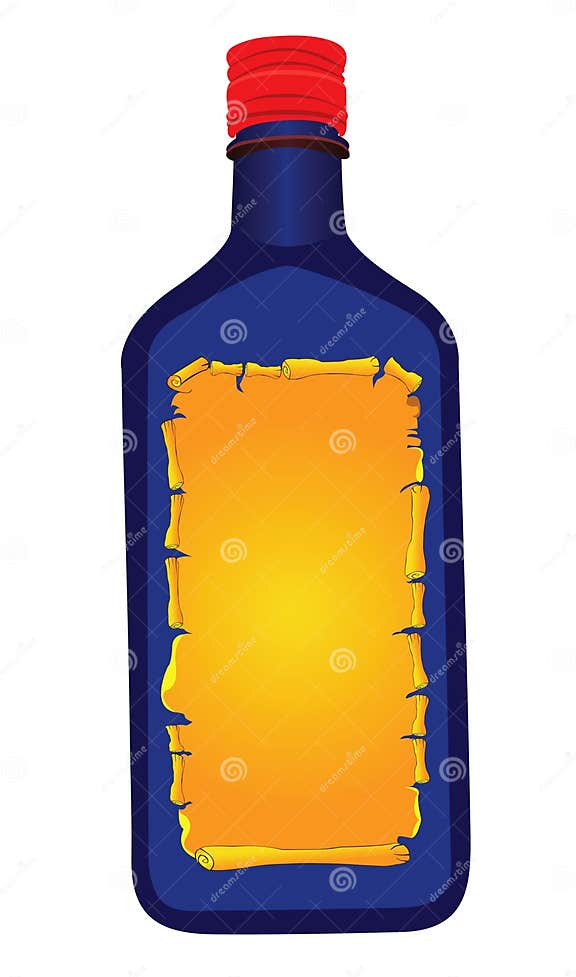 Bottle stock vector. Illustration of adjuvant, foam, delight - 9373960