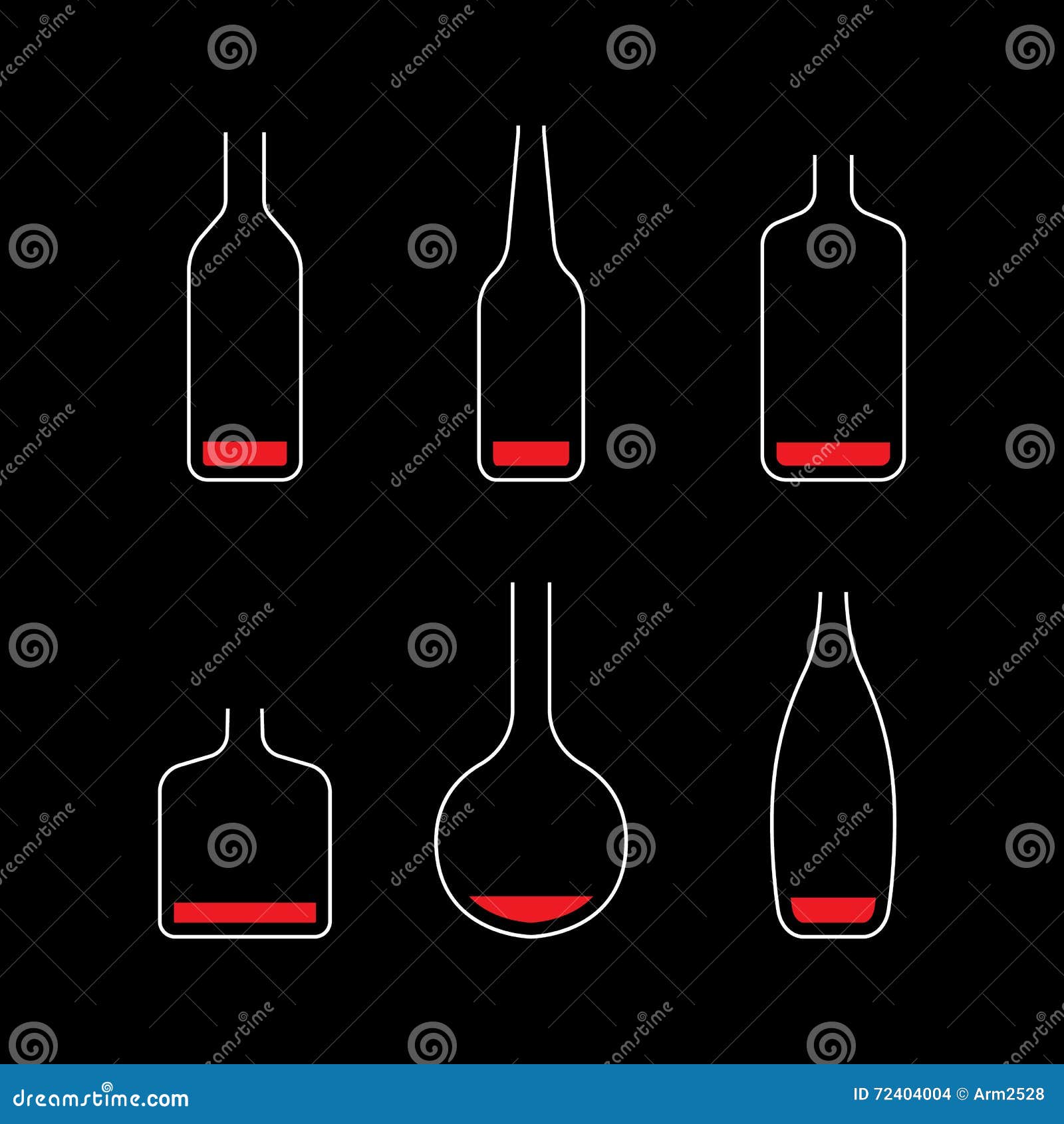 Bottle abstract icon stock vector. Illustration of bottle - 72404004