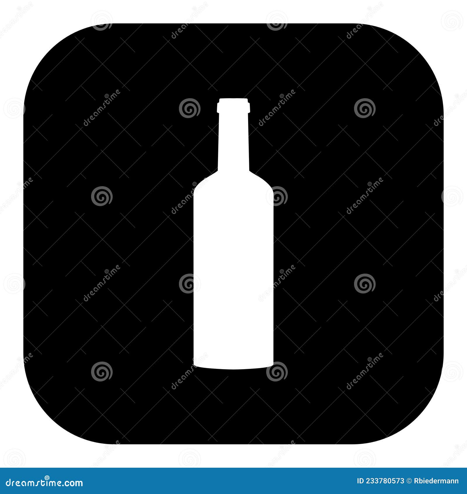 Bottle and app icon stock vector. Illustration of vector - 233780573