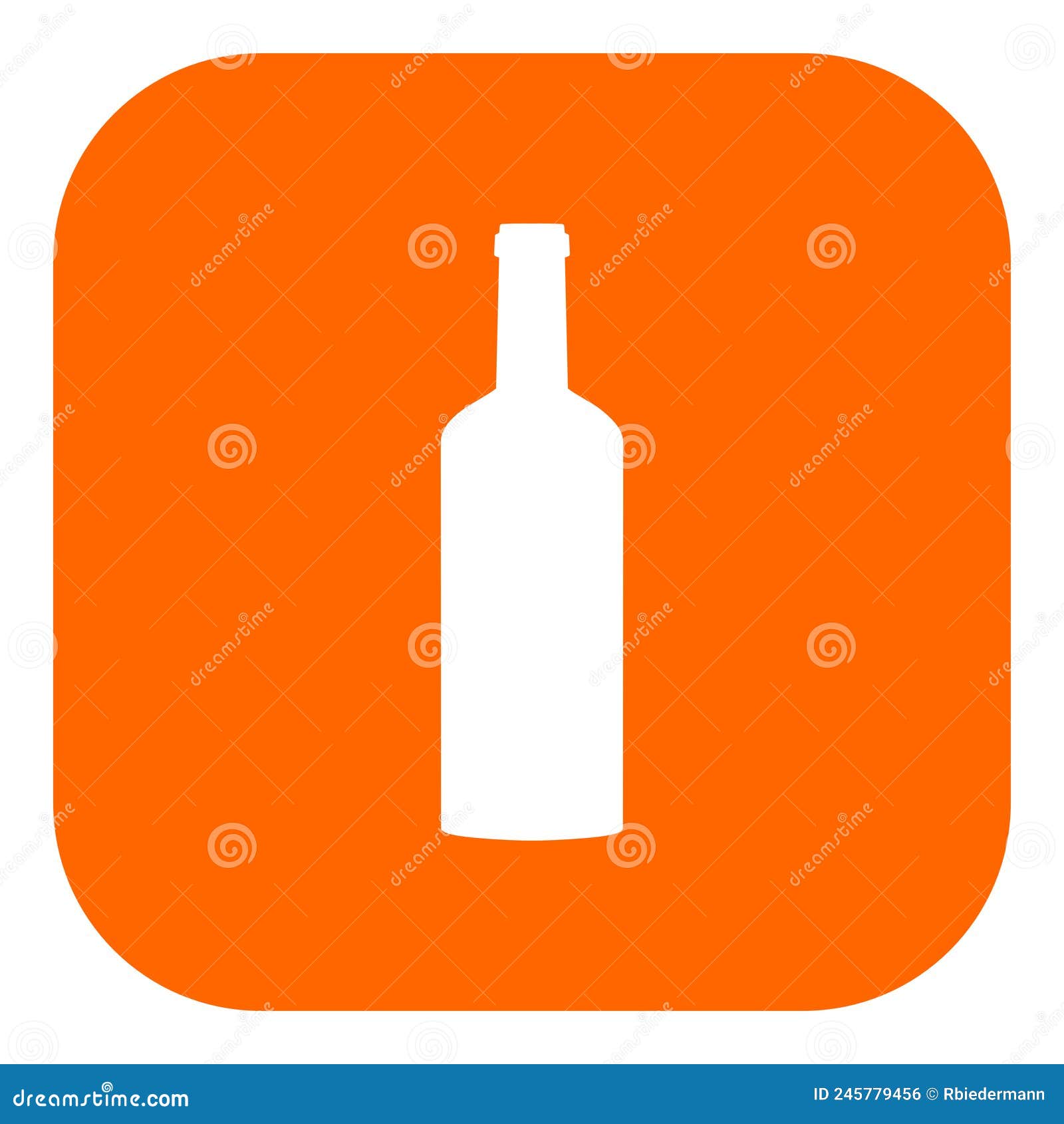 Bottle and app icon stock vector. Illustration of background - 245779456