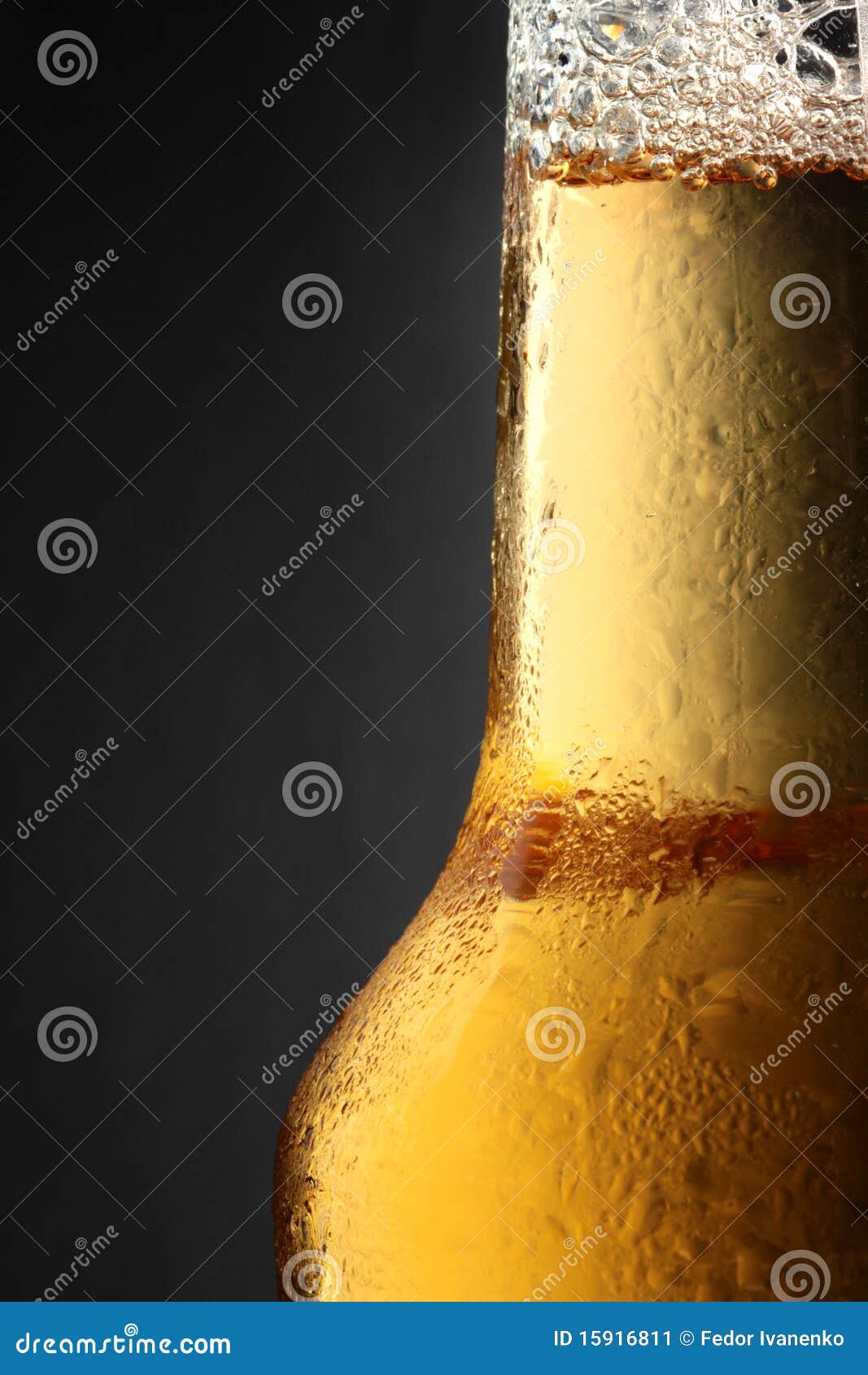 Bottle of beer stock image. Image of surface, liquid - 15916811