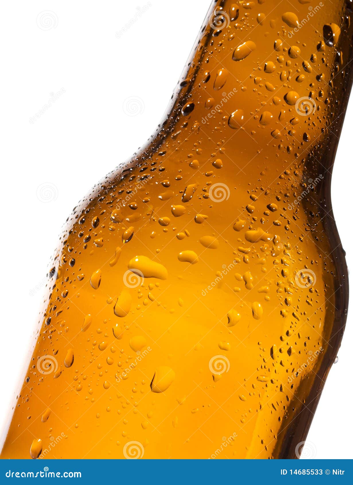 Bottle of Beer with Water-drop Stock Image - Image of cold, lager: 14685533