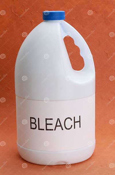 Bottle of bleach stock photo. Image of bleach, white, disinfectant ...