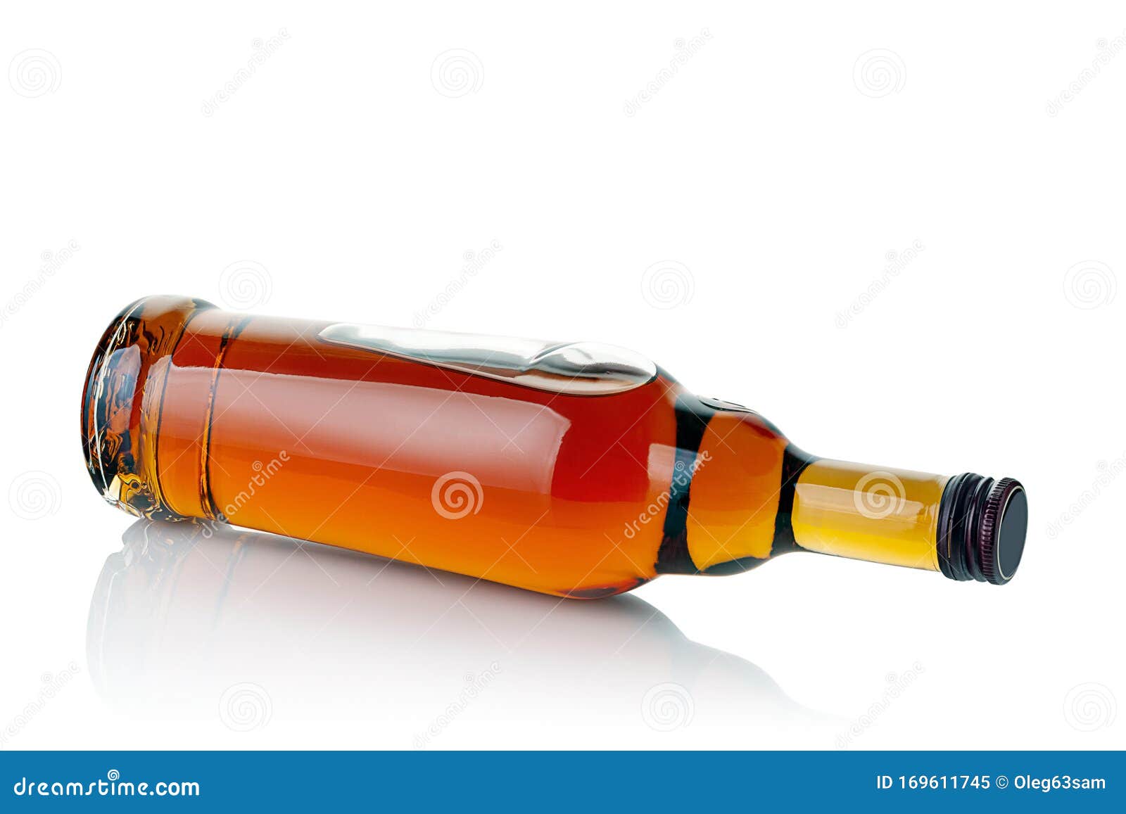 Bottle of booze stock image. Image of liqueur, golden - 169611745