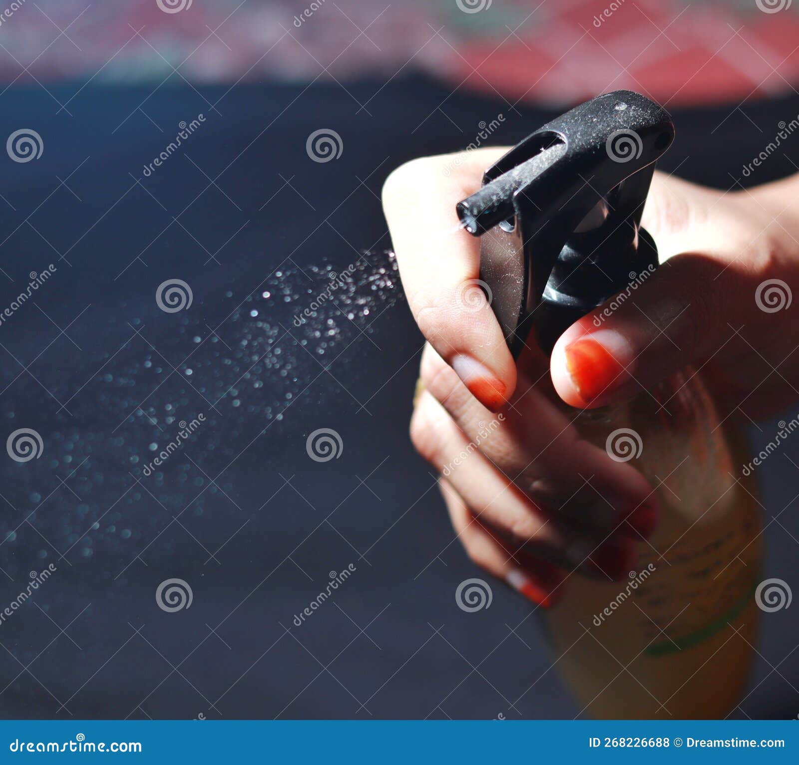 A Bottle that Can Squirt Water Stock Photo - Image of white, brand ...