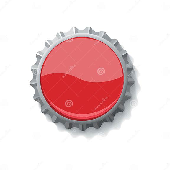 Bottle cap for drinks stock vector. Illustration of cork - 10616311