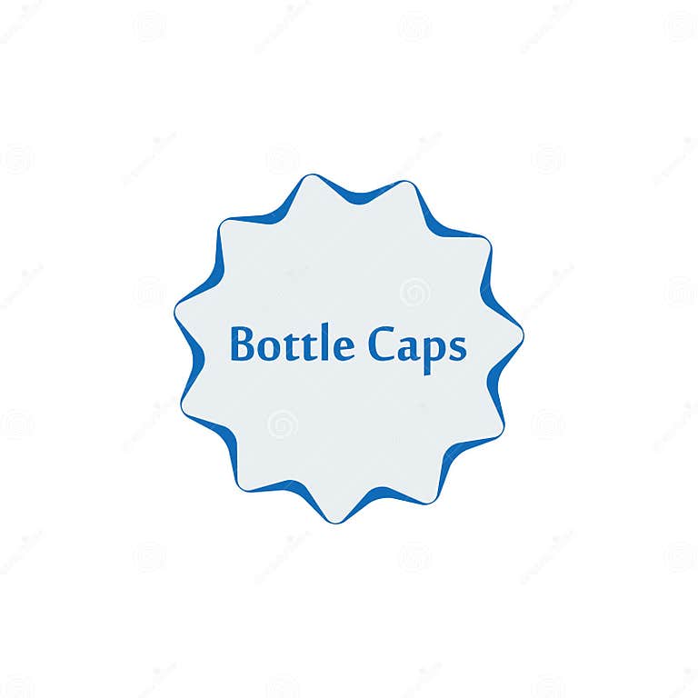 Bottle Cap Symbol Decoration Vector Stock Vector - Illustration of ...
