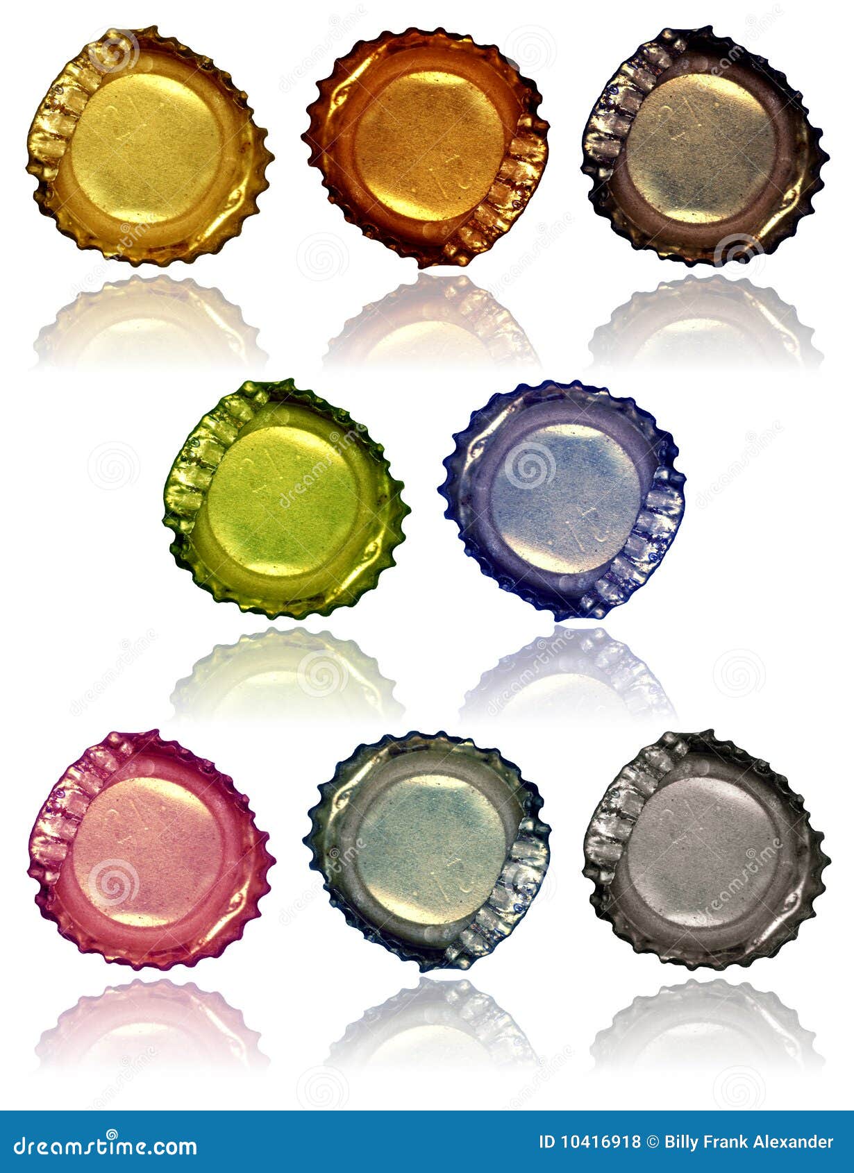 Bottle Caps 2 stock photo. Image of bottle, hues, retro - 10416918