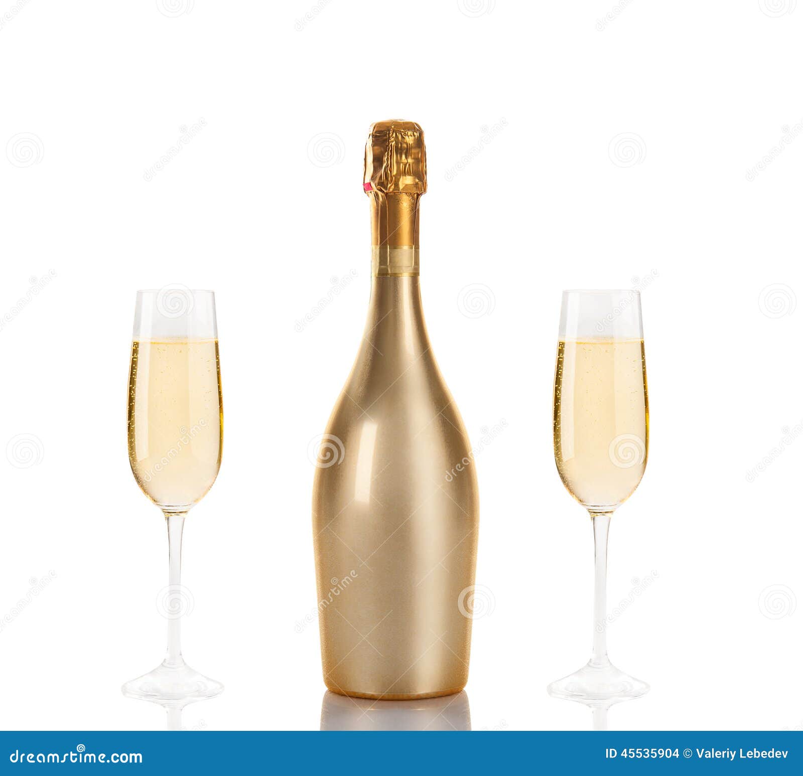 Bottle of champagne stock photo. Image of christmas, drink - 45535904