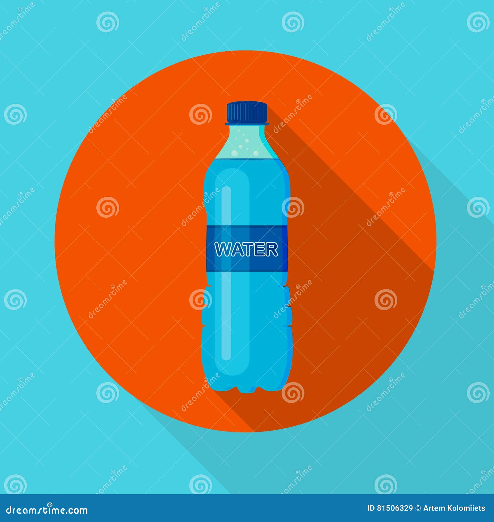 Bottle of clean water stock vector. Illustration of illustrations ...