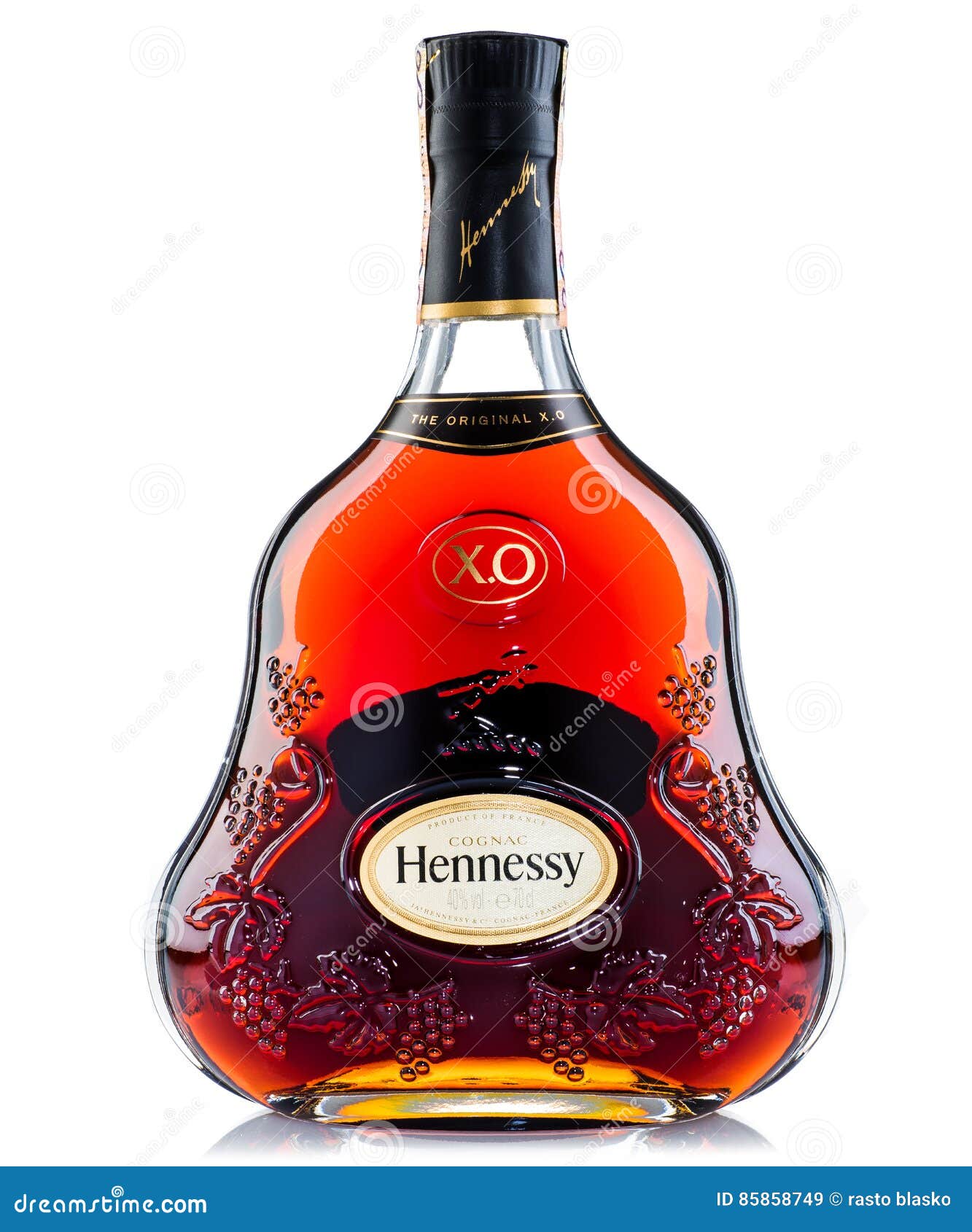 Bottle of cognac Hennessy editorial stock image. Image of luxory - 85858749