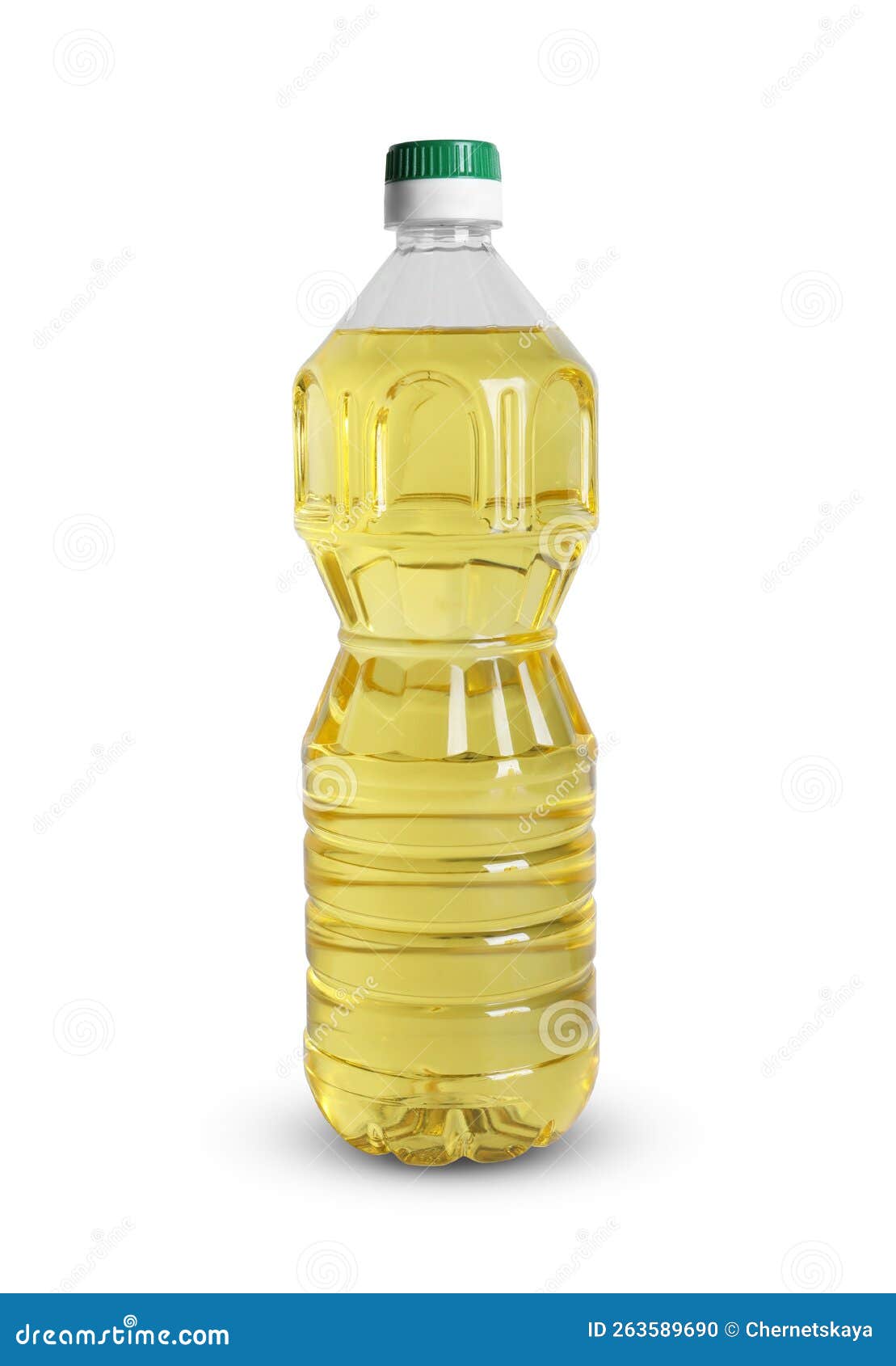 Bottle of Cooking Oil on White Background Stock Photo - Image of bottle ...