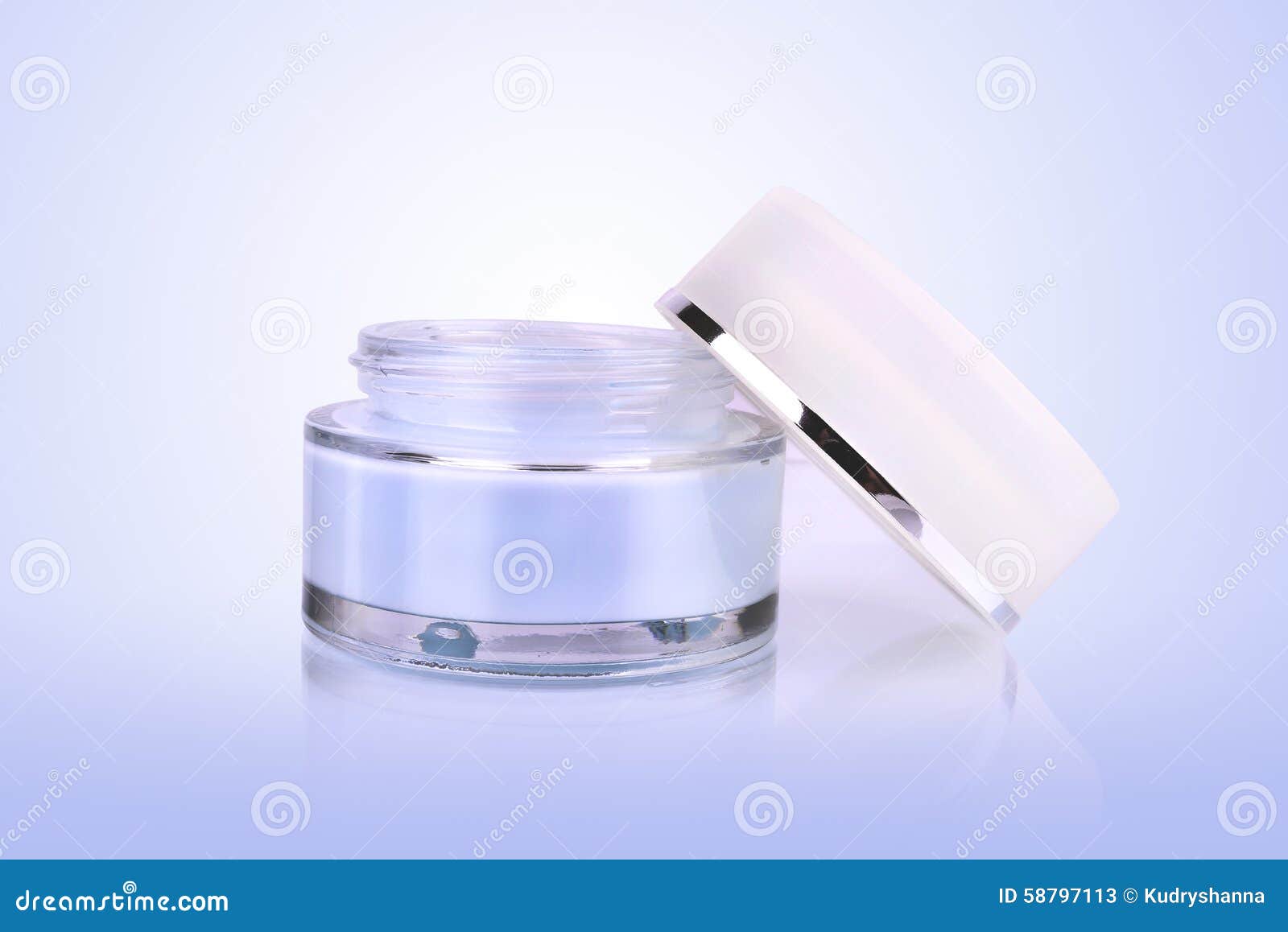 A bottle of cream stock image. Image of silver, container - 58797113