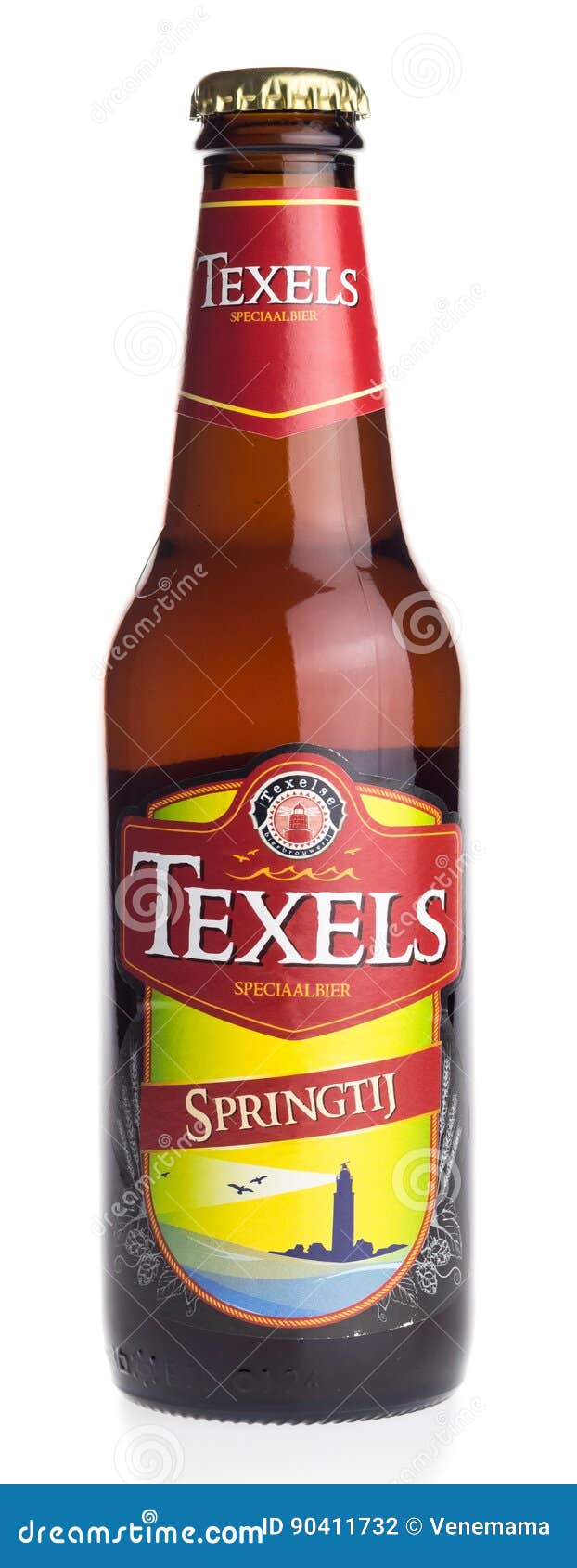 Bottle of Dutch Texels Springtij Craft Beer Editorial Photography ...