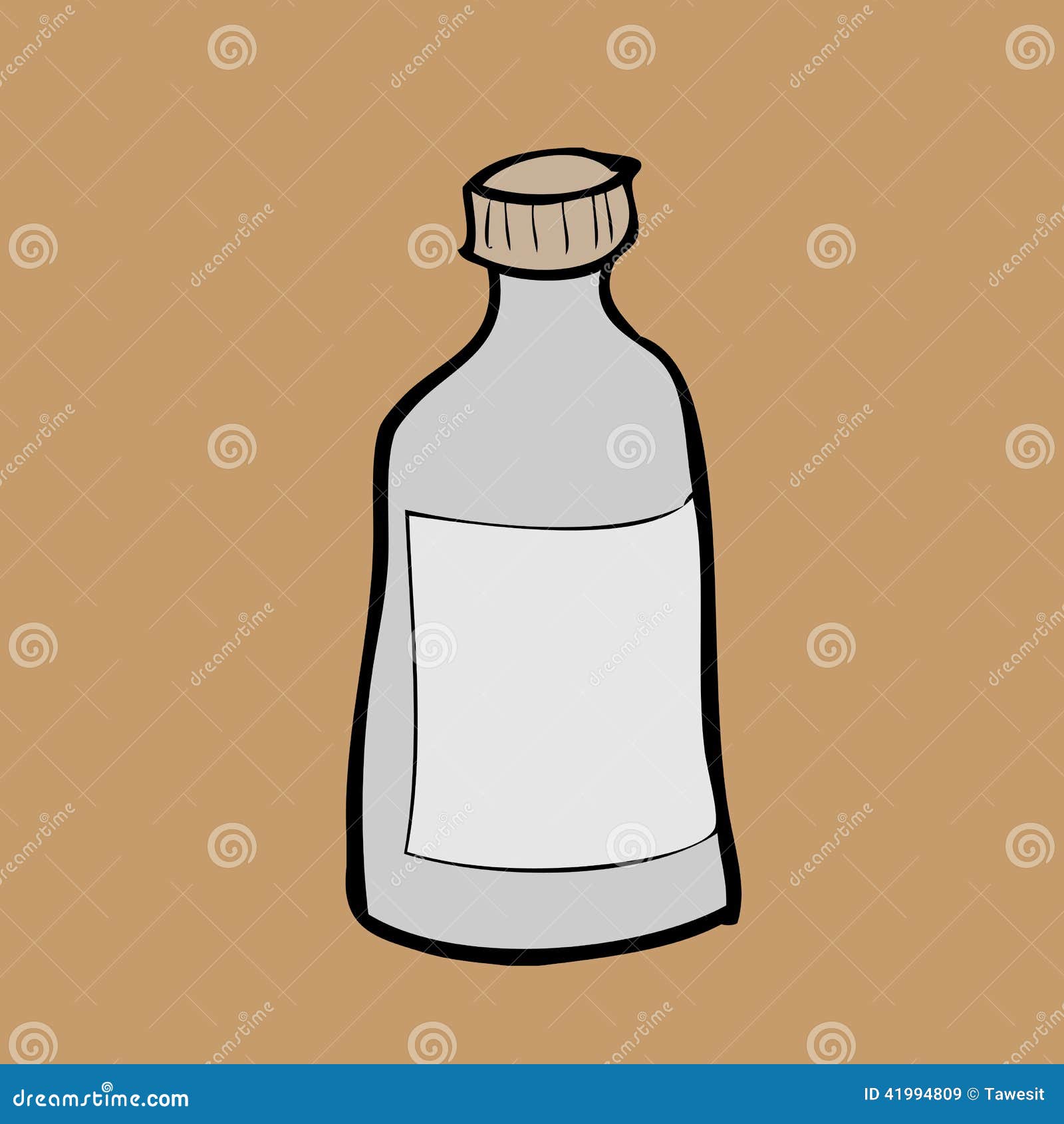 Bottle stock vector. Illustration of alcohol, vector - 41994809