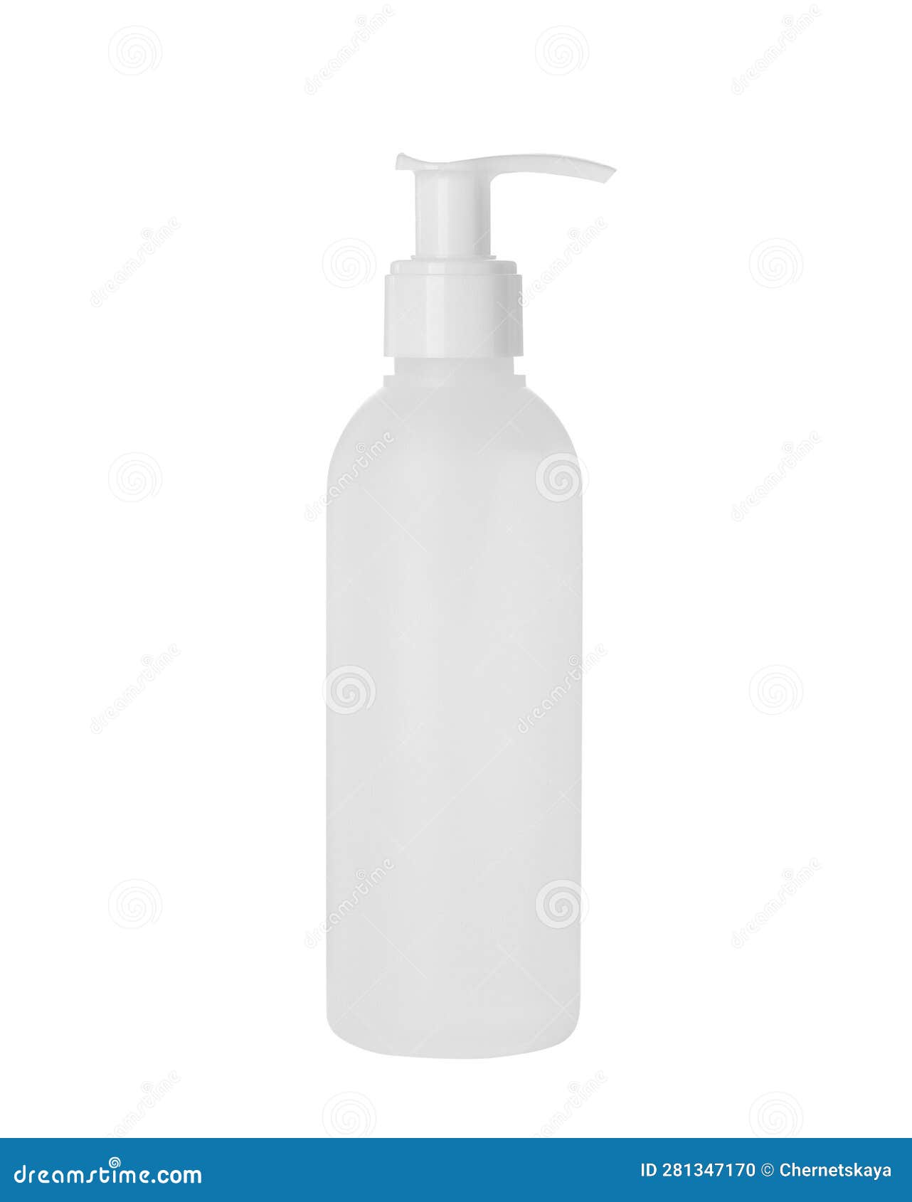 Bottle of Face Cleansing Product Isolated on White Stock Photo - Image ...