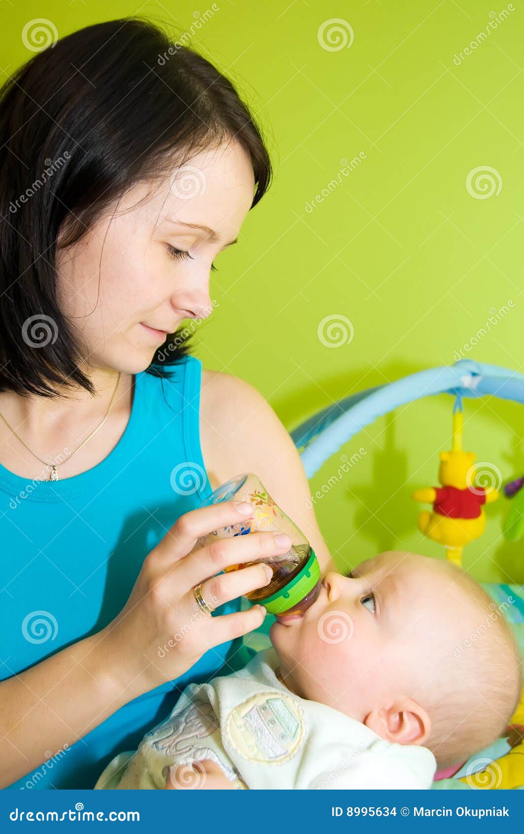 Bottle feed stock photo. Image of born, care, feeds, child - 8995634