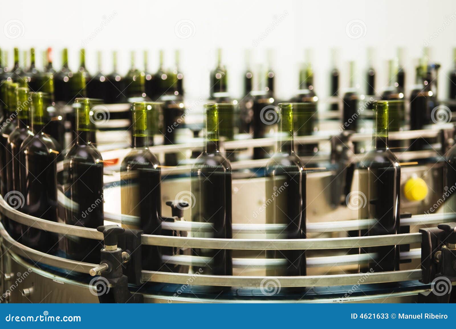 Bottle filling line stock image. Image of filling, line - 4621633