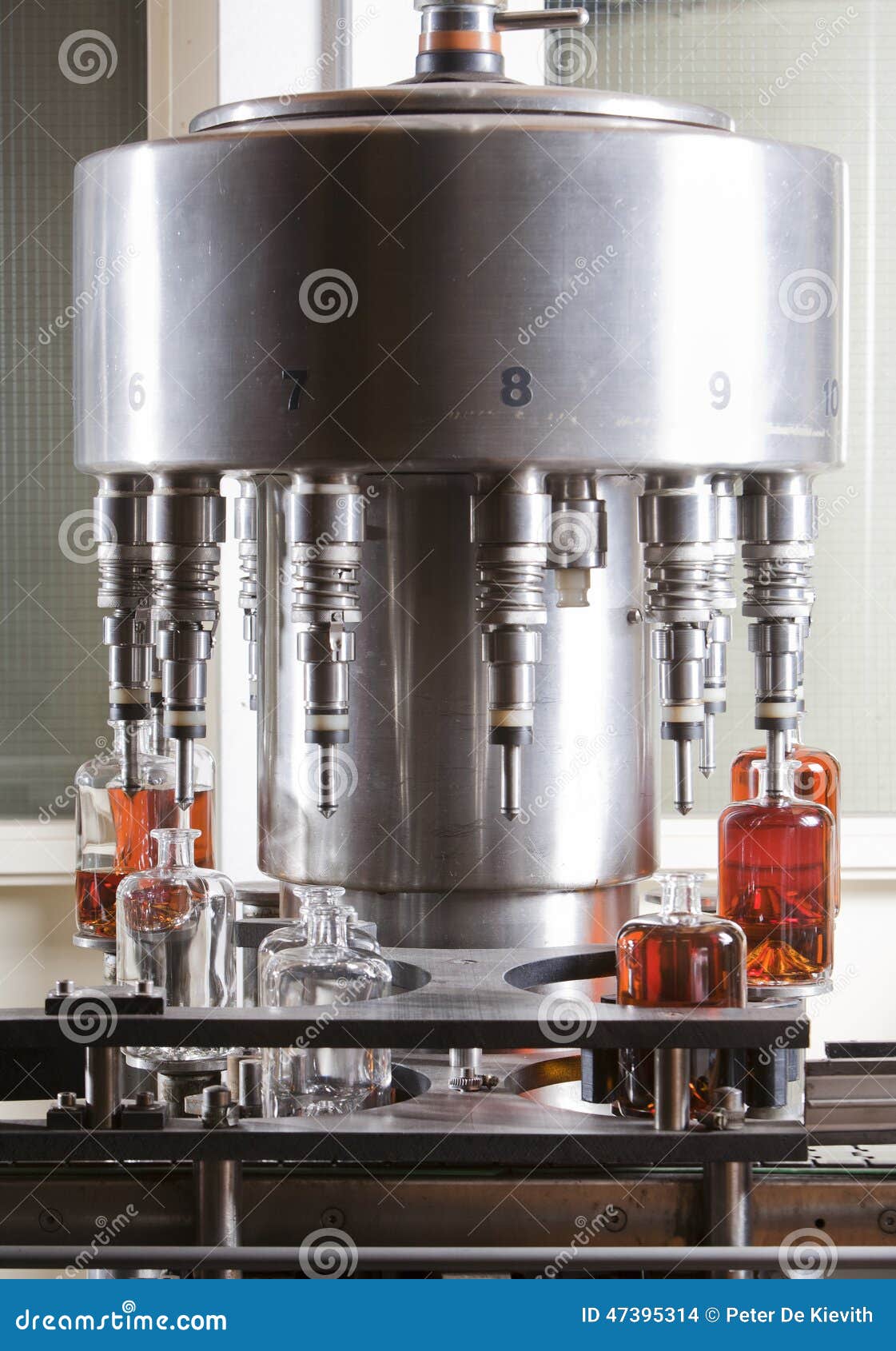 Bottle filling machine stock photo. Image of liquor, factoryalcohol ...