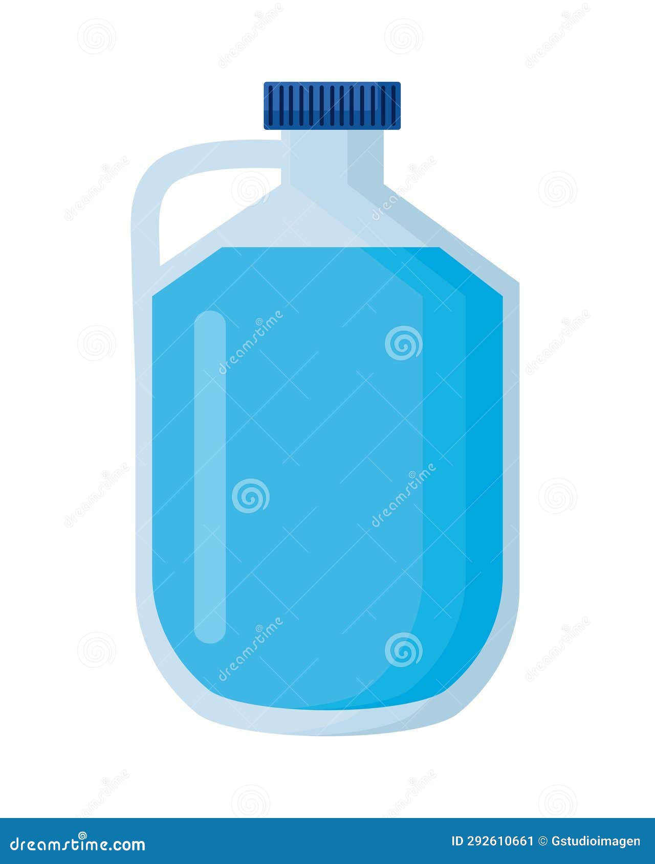 Bottle gallon design stock illustration. Illustration of plastic ...