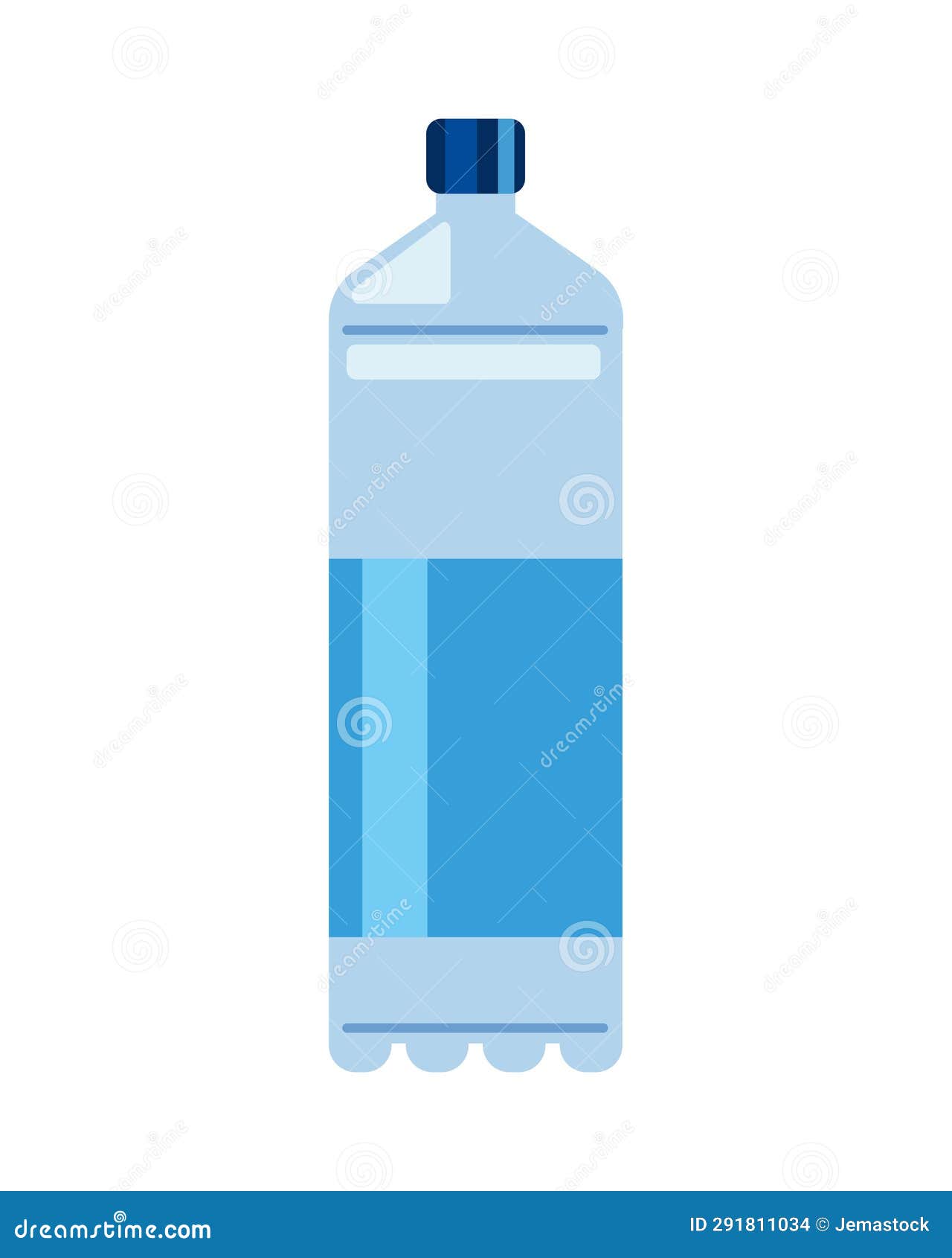 Bottle gallon with label stock vector. Illustration of canister - 291811034