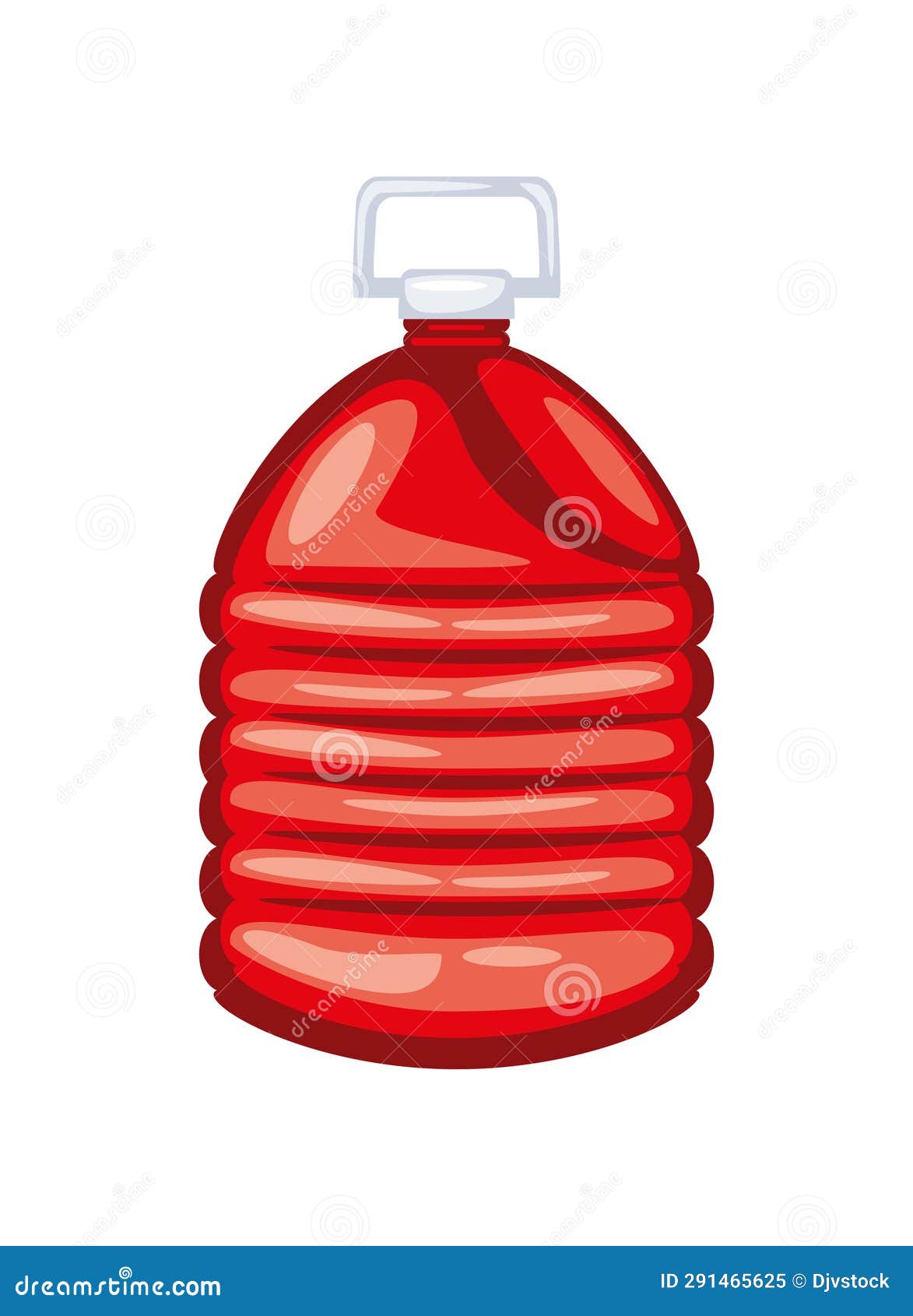 Bottle gallon template stock illustration. Illustration of bottle ...