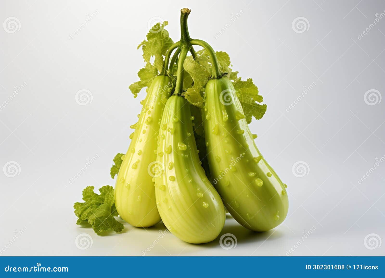 Bottle Gourd on White Background Stock Illustration - Illustration of ...