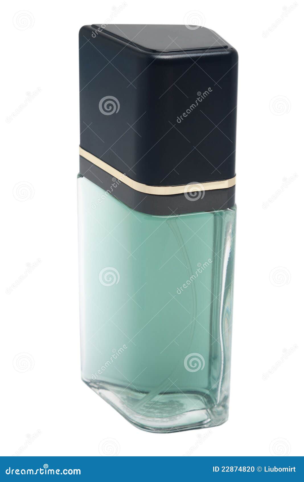Bottle with green perfume stock photo. Image of aromatic - 22874820