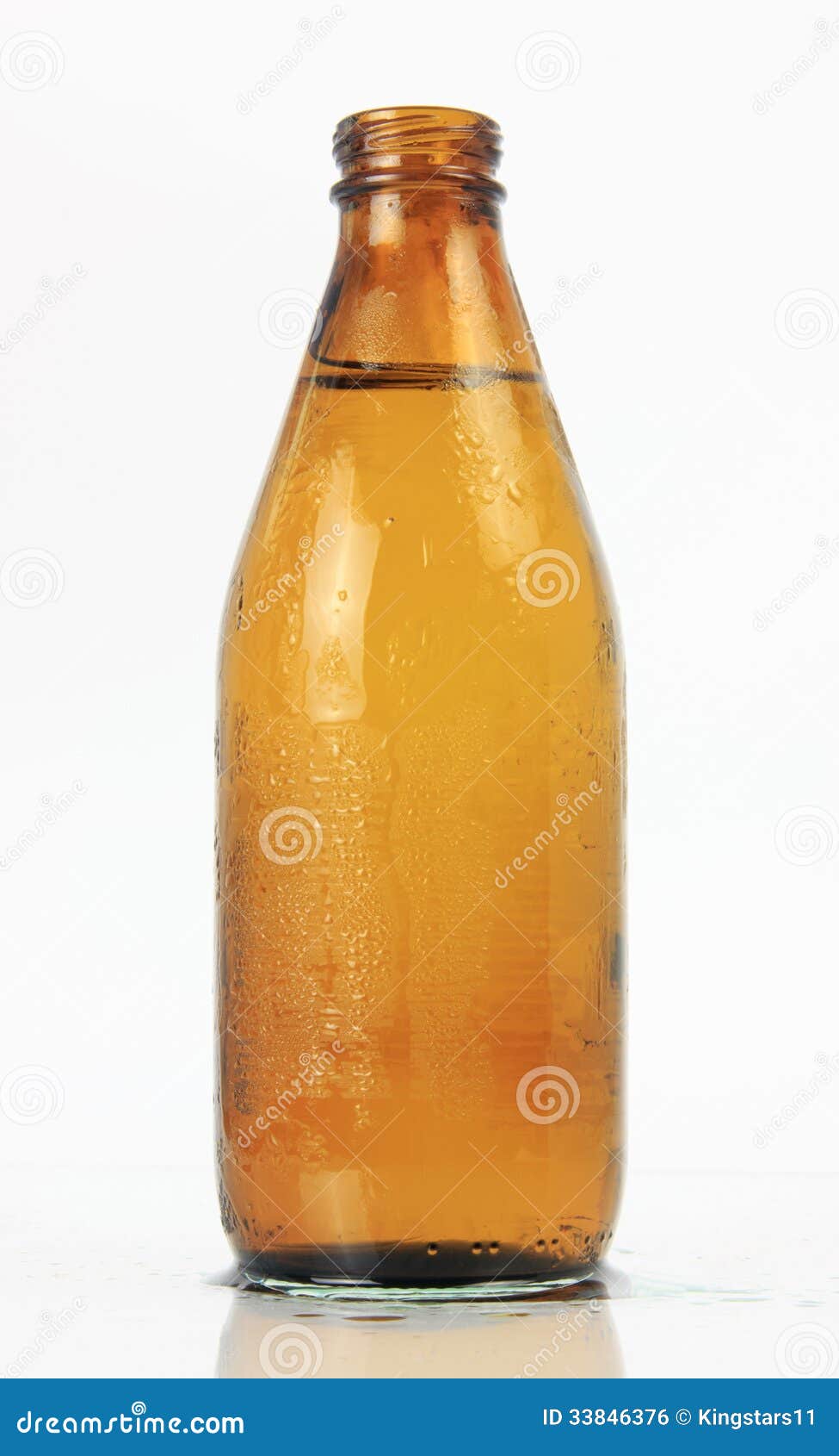 BOTTLE of ICE COLD BEER ISOLATED on WHITE BACKGROUND Stock Photo ...