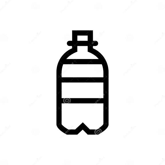 Water Bottle Icon Symbol Vector Image on the White Background Stock ...