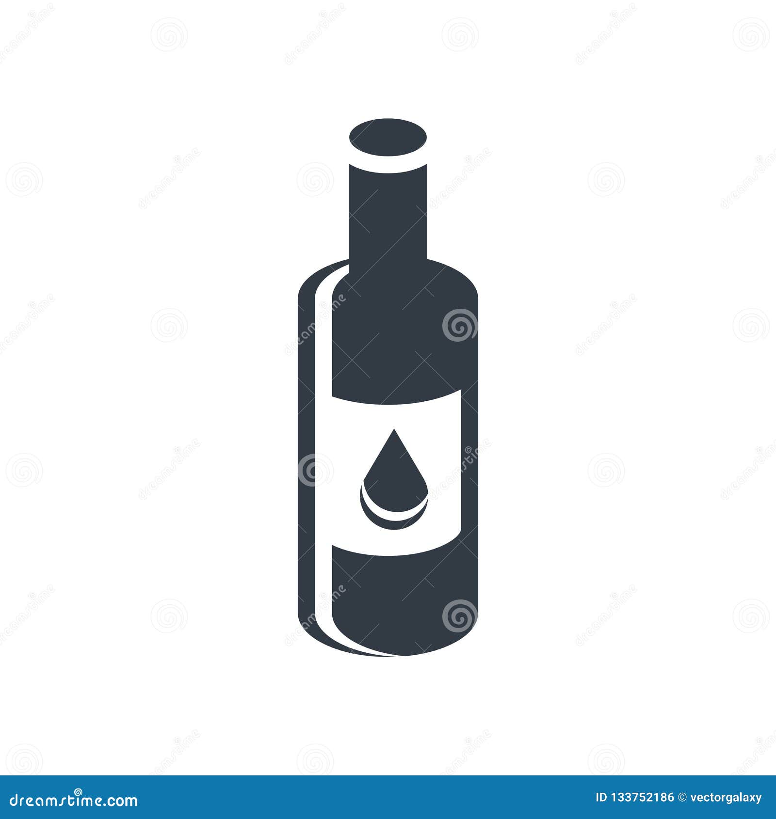 Bottle Icon Vector Sign and Symbol Isolated on White Background Stock ...