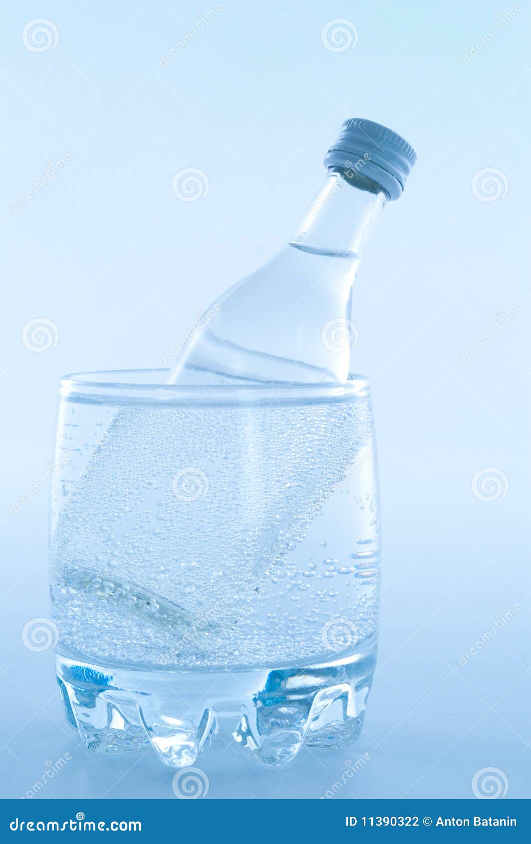 Bottle inside glass stock photo. Image of liquid, vessel - 11390322