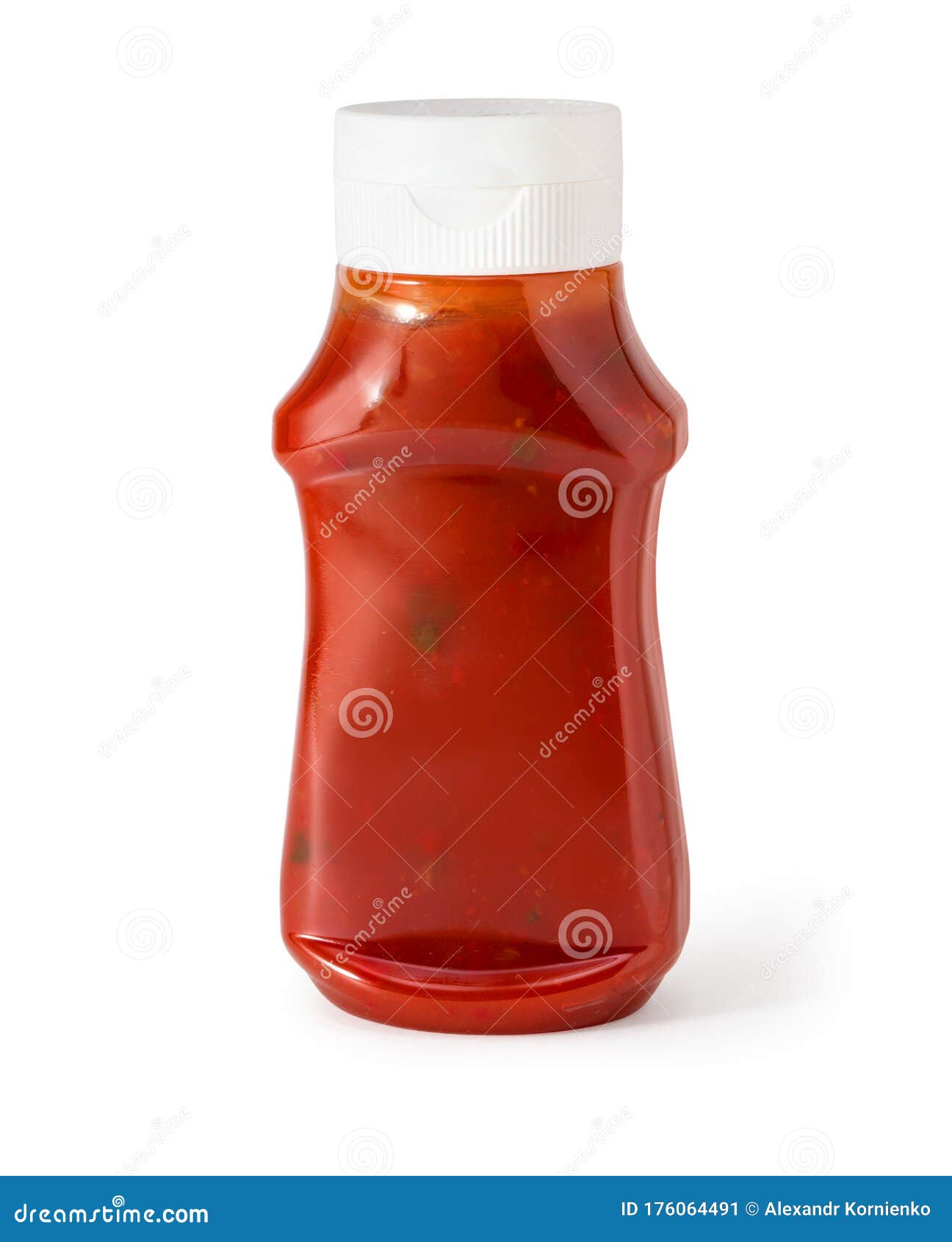Bottle of ketchup isolated stock image. Image of eating - 176064491
