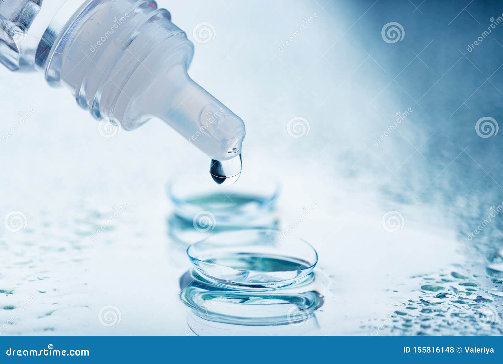 Bottle with lens solution stock photo. Image of eyesight - 155816148