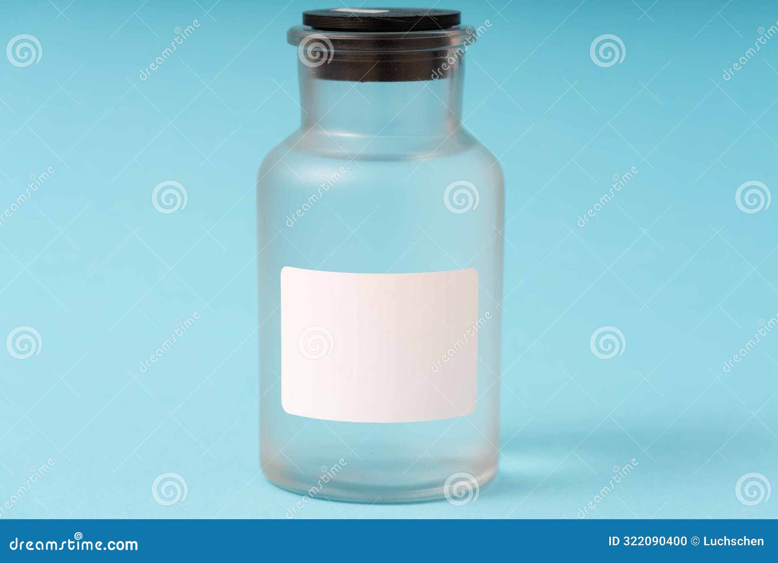 Bottle of Liquid in a Chemistry Laboratory Stock Photo - Image of ...