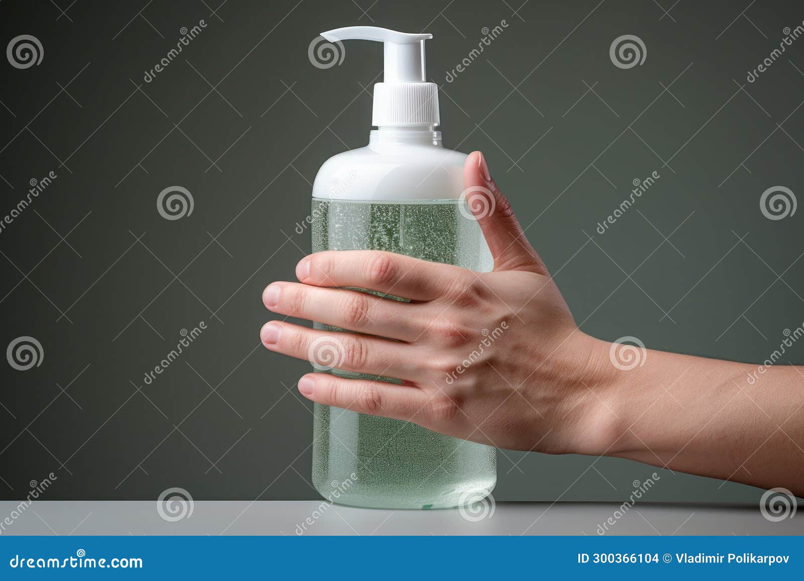A Bottle of Liquid Soap in Hand Stock Photo - Image of palm, beauty ...