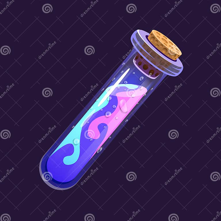 Bottle of Magic. Game Icon of Magic Elixir. Interface for Rpg or Match3 ...