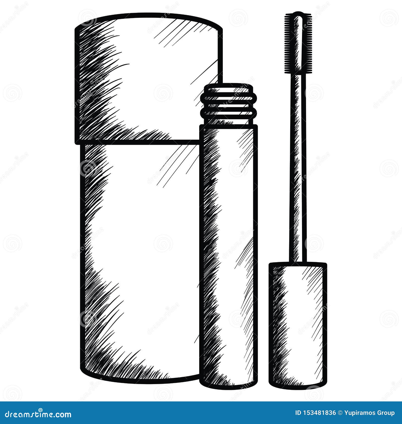 Bottle of Make Up Drawing Icon Stock Vector - Illustration of ...